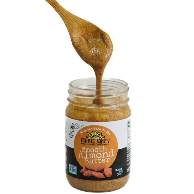 Maisie Jane's Smooth Almond Butter Non-GMO Gluten Free 100% Dry Roasted ...